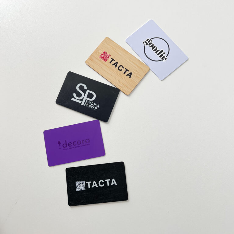 Personalisation | Tacta Card | NFC Business Cards