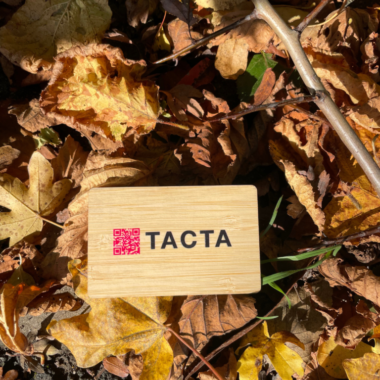 The Future of Business Cards: Tacta NFC Business Cards - Tacta Card